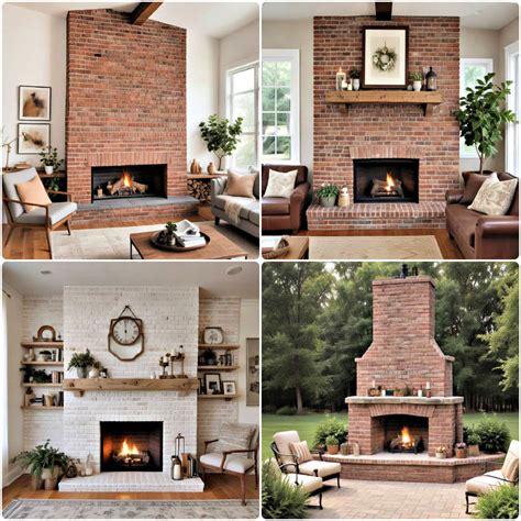 40 Brick Fireplace Ideas To Cozy Up Your Home