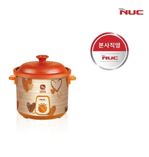 엔유씨 35l 황토 슬로우쿠커 전기쿠커 Nsc 3051 하트 건강차찜탕 티몬
