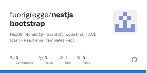Github Fuorigregge Nestjs Bootstrap Nestjs Mongodb Graphql Code First Acl Casl
