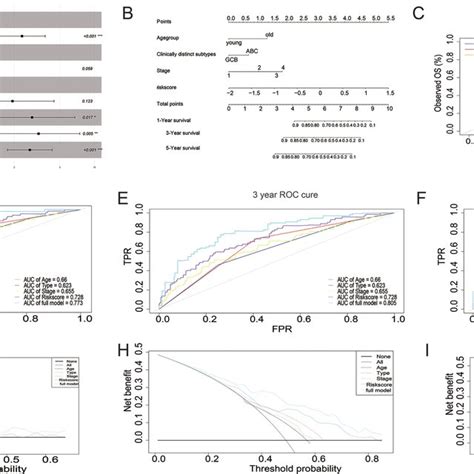 A Forrest Plot Of The Multivariate Cox Regression Analysis In Dlbcl Download Scientific
