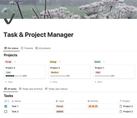 Do You Have Projects Tasks Download This Task And Project Manager