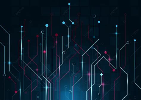 Creative Light Effect Technology Chip Texture Background Creativity