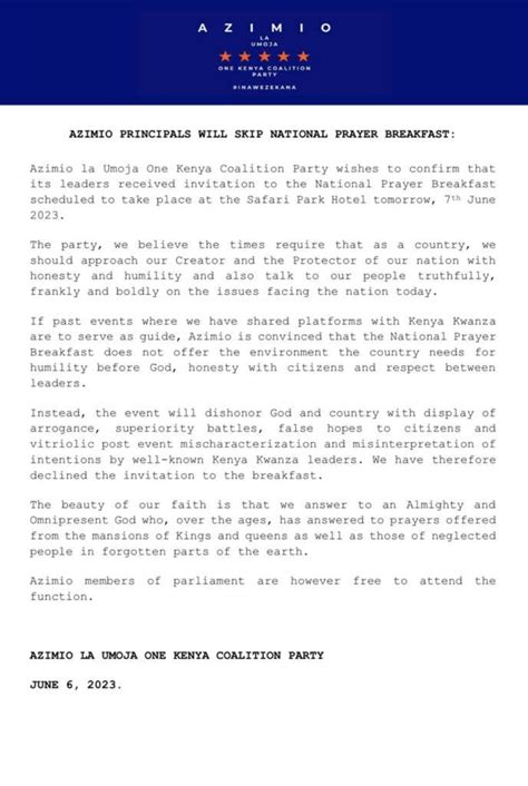 Hiram Mwalaa On Linkedin Edwin Sifuna We Answer To An Almighty And Omnipresent God