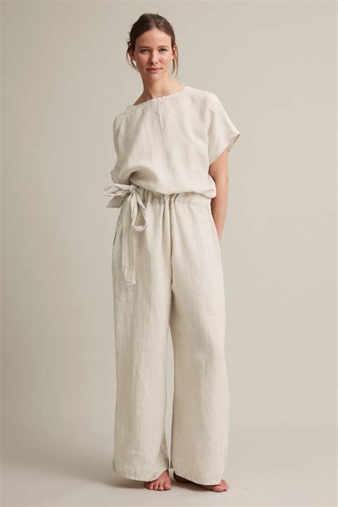 Jumpsuit I Linne Beige Dam Kappahl
