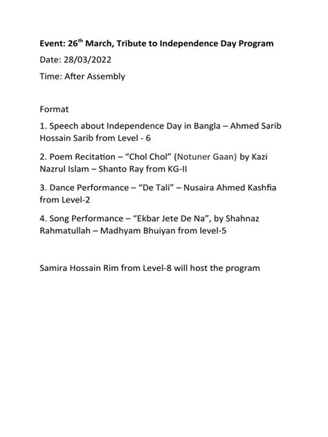 26 March Function Format Pdf Religion And Spirituality 26 March Function Format Pdf Religion And Spirituality