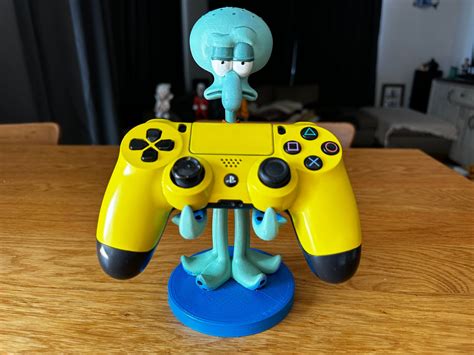 Spongebob Squidward Phone Holder Joystick Holder Controller Stand Room Decor Office Decor