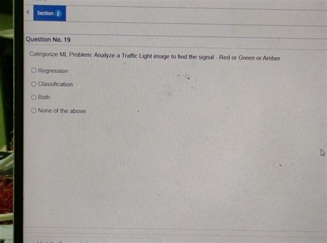Section I Question No 19 Categorize ML StudyX