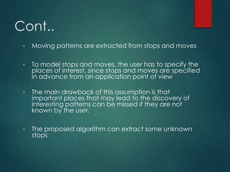 Ppt Moving Pattern Detection In Spatio Temporal Data Mining Powerpoint Presentation Id3110822