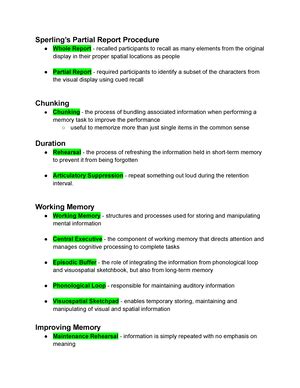 Chapter Attention Terms And Examples What Is Attention Examples Of Aspect Attention