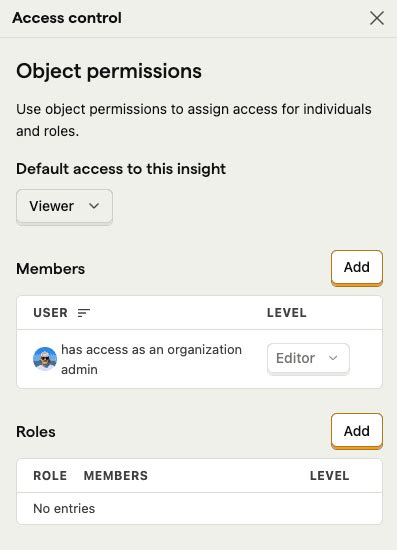 Access Control Docs Posthog