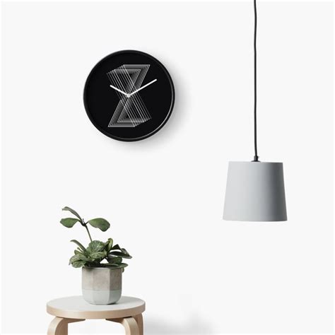 Infinite Hourglass Triangle Clock By Melinski Art Redbubble