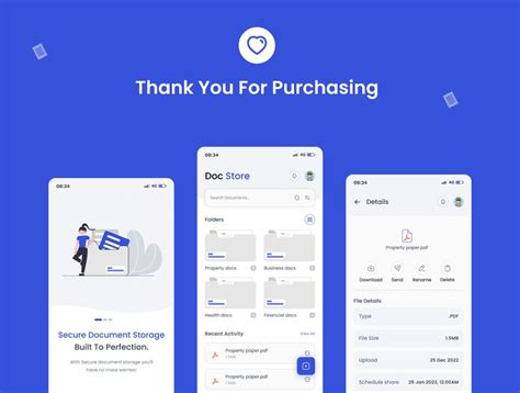 Dcument Store Mobile Application Doc Store Ui Kit Is A Documents Store App Ui App Ui Mobile
