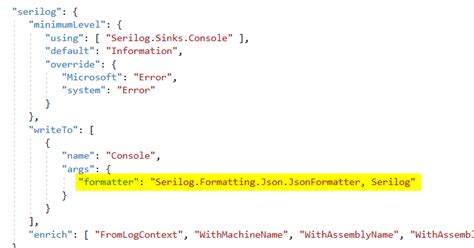 C Serilog Exceptiondetails And Outputtemplate Stack Overflow
