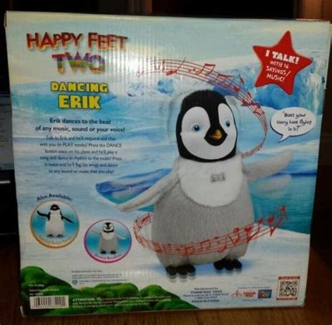 New Happy Feet Two Dancing Erik Penguin Interactive Toy Movie Figure