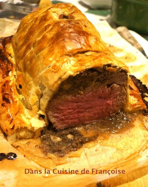 Boeuf Wellington Ou Filet De Boeuf En Croûte Dans La Cuisine De