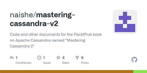 GitHub Naishe Mastering Cassandra V Code And Other Documents For The PacktPub Book On Apache
