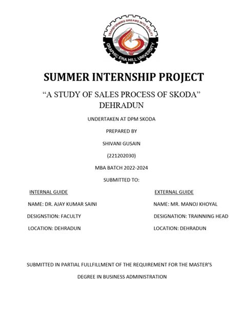 Summer Internship Project Pdf Methodology Data