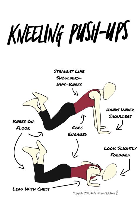 Kneeling Push Ups Exercise