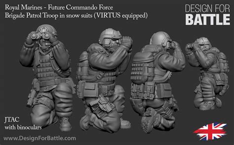 Royal Marines Miniatures Future Commando Force Fcf Brigade Patrol