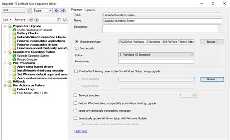 Upgrade Operating System Recast Software