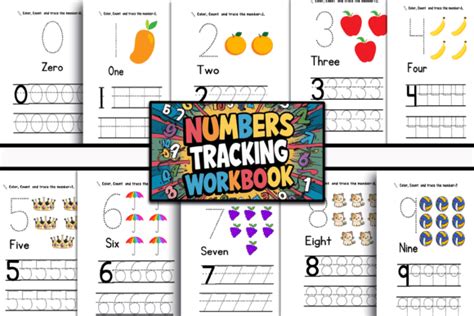 Numbers Tracking Workbook Graphic By Creative Express · Creative Fabrica