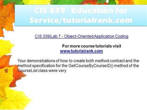 Cis 339 Education For Service Ppt Download
