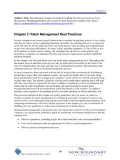 Chapter 2 Patch Management Best Practices Chapter 2 Patch Management Best Practices Pdf
