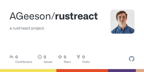 GitHub AGeeson Rustreact A Rust React Project