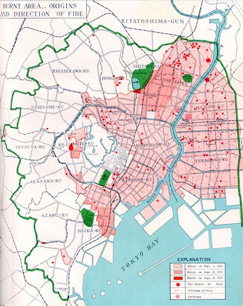 Cartography Old Tokyo