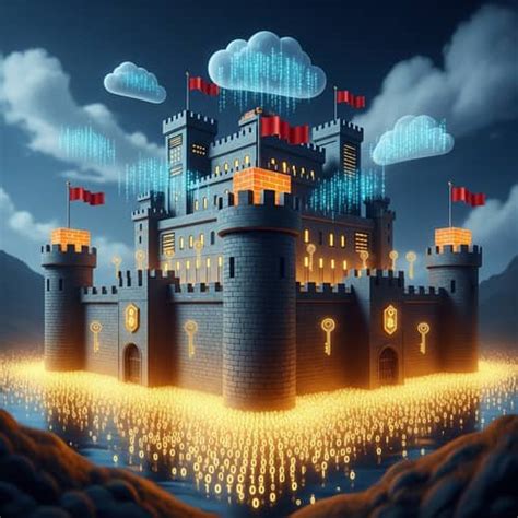 Abstract Cybersecurity Shield Powerful Protection Against Cyber Threats Ai Art Generator