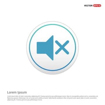 Vector Icon Volume And Mute Button For Sound Control Vector Computer Isolated Mute Png And