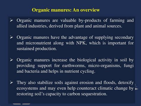 RLO 8 Lesson: Organic manures as a component of INM in rice - ppt download