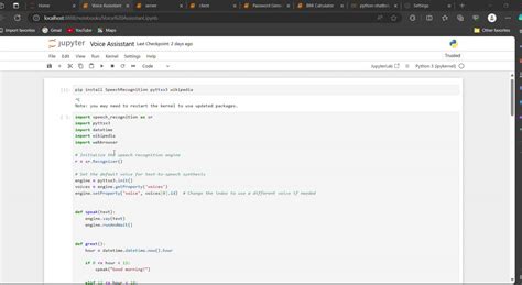 Python Code For Voice Assistant Aravind Kumar Gottapu