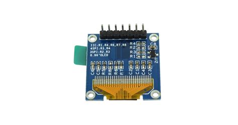 Afisaj Oled Spi De 0 96 128x64 I2c Albastru Arduino Pic Arm