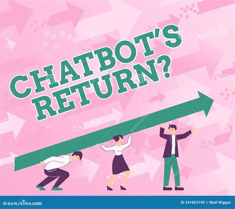 Sign Displaying Chatbot S Is Return Question Business Concept Program That Communicate Use Text