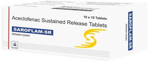 Aceclofenac Sustained Release Tablets 100 Mg At ₹ 299 Box In Jaipur Id 2853571485988