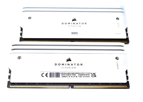 Corsair Dominator Titanium First Edition Ddr5 7200 Mhz 2 X 16 Gb Review