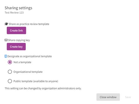 Sharing Settings Rmw Knowledge Base