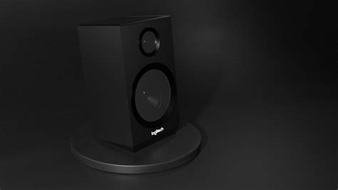 Logitech Speaker 3d Model Turbosquid 2160010