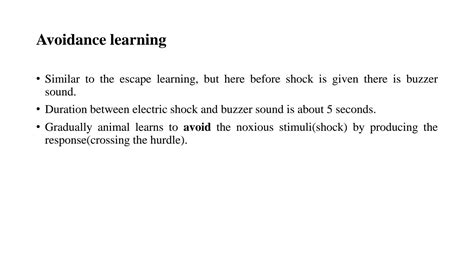 Solution Operant Conditioning Basic Concepts Escape And Avoidance