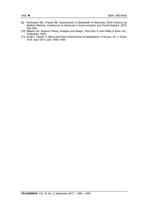 Integrated Open Loop Resonator Filter Designed With Notch Patch Antenna For Microwave