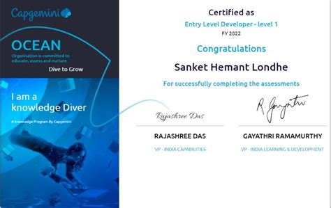 sanket londhe on linkedin certifieddeveloper entrylevel codingjourney