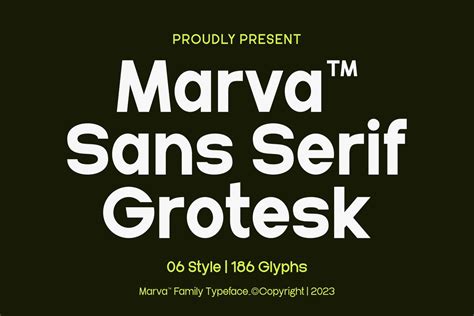 Marva Bold Font Xfontspro