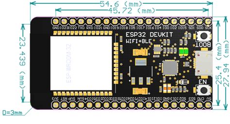 Esp32 Devkitc V4 Schematic Powering Esp32 Breakout Board Wit