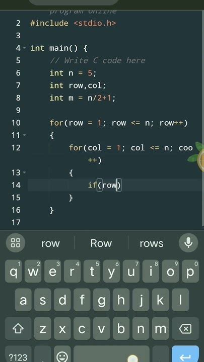 Pattern No 29 C Language Programming Cpattern Clanguage Ccode Programming Pattern