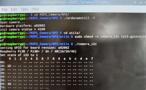 OV Not Working For Rasp Issue ArduCAM MIPI Camera GitHub