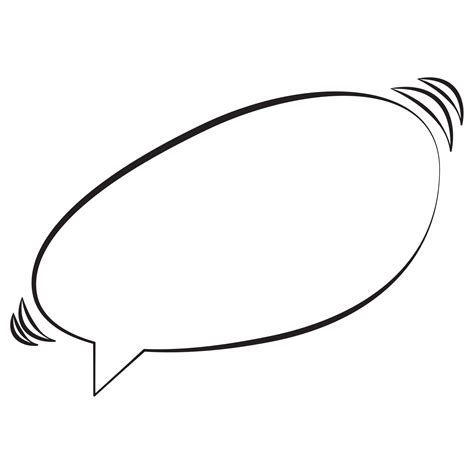 Chat Bubble Hand Drawn Style Isolated Speech Bubble Text Bubble Text