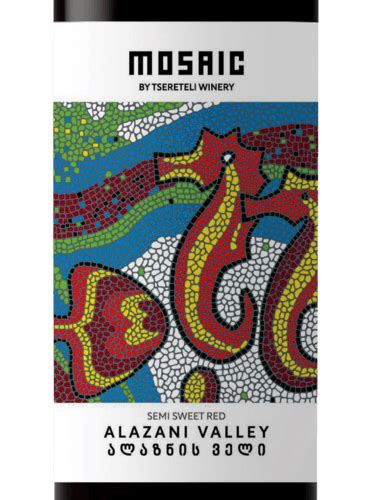 Tsereteli Mosaic Alazani Valley ალაზნის ველი წითელი Red Semi Sweet Vivino Us
