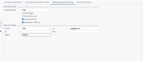 how to process sending of reports in send reports screen community