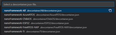 Using Dev Container To Build Targets Net Nanoframework Documentation